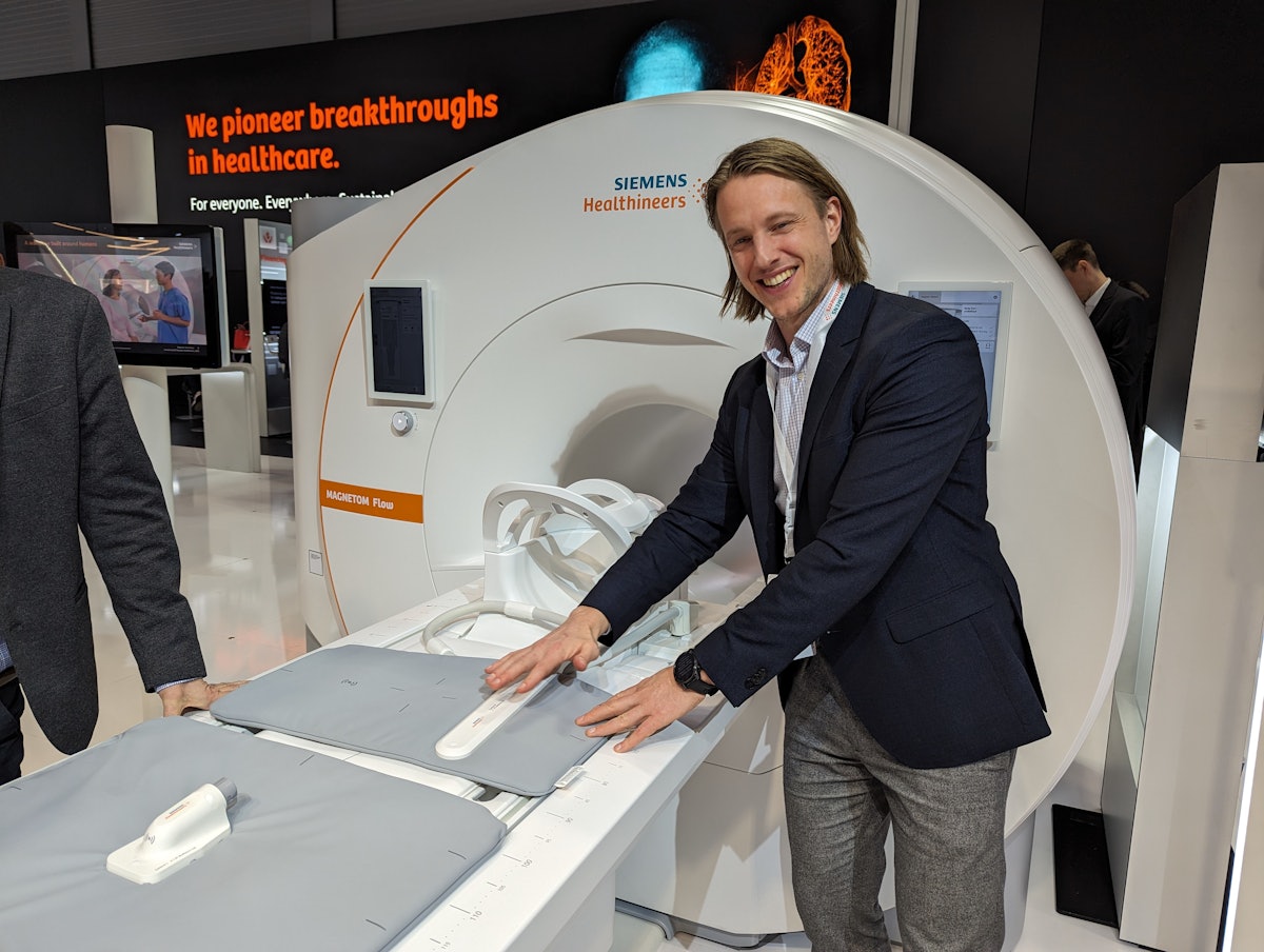 Siemens unveils Magnetom Flow MRI scanner at ECR 2024 | AuntMinnieEurope